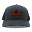 CPH Throwback Logo Leather Patch Hat - Custom Patch Hats
